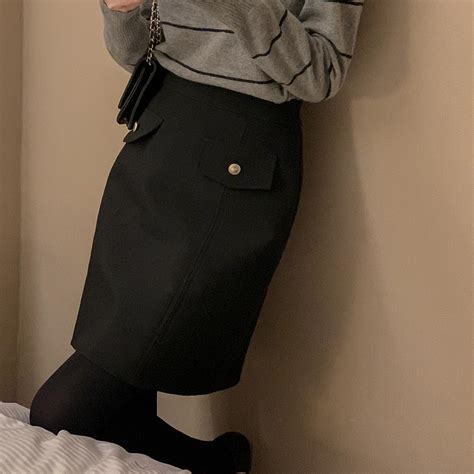 달리호텔 컬러추가🤎 Dali Made단독 데이트 A라인 미디 스커트하객룩오피스룩