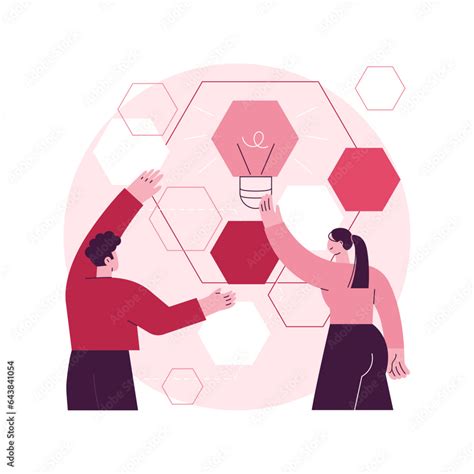 Design Structure Matrix Abstract Concept Vector Illustration Project