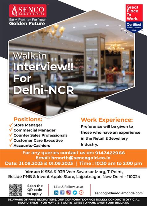 Senco Gold And Diamonds On Linkedin Hiring Wearehiring Sencogoldanddiamonds Jobs Team