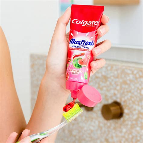 Colgate Max Fresh Watermelon Blast Toothpaste 100g Target Australia