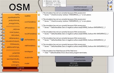 Open Studio Error Message Ladybug Tools Forum