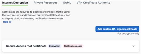 Install The Cisco Secure Access Root Certificate