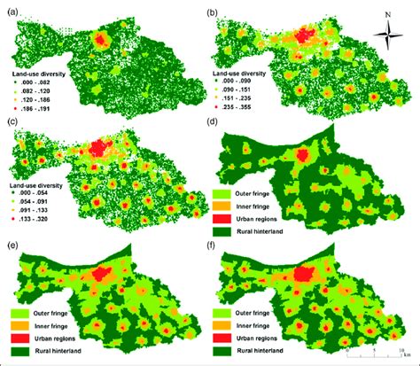 Urban Spatial Structure Of Jiangyin City In Three Periods A The