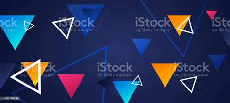 추상형 다채로운 그라데이션 기하학적 삼각형 모양 배경 현대 미래지향적 배경 방문 페이지 책 표지 브로셔 전단지 잡지 모든 브랜딩 배너 헤더 프리젠 테이션 및 벽지 배경에