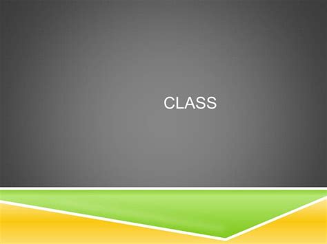 Java Classes Ppt