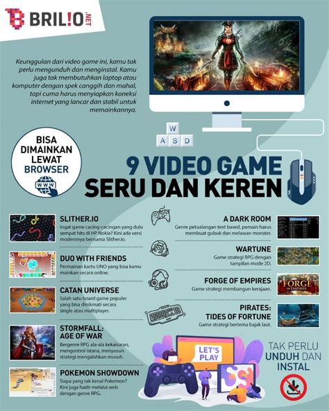 11 Game Seru Yang Bisa Dimainkan Melalui Browser Nggak Perlu Ins