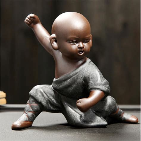 Статуэтка сувенир монах кунг фу тигр спускается с горы H 12 см фигурки с китайской