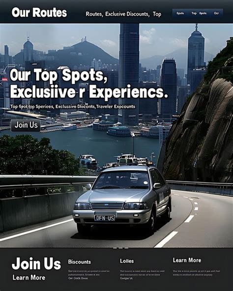 Hong Kong Tour With Scroll Triggered Animations Futuristic L Travel