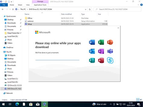 10 Cara Install Microsoft 365 Gambar Sampai Sukses