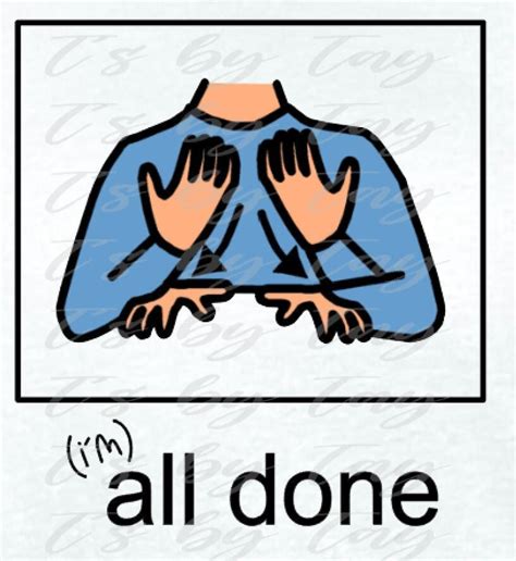 I M All Done Png All Done Png Sign Language Png Sublimation Design