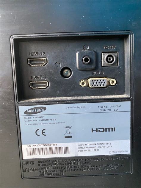 S27D590 Samsung 27 monitor, Computers & Tech, Parts & Accessories ...