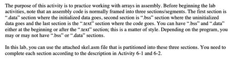Solved The Purpose Of This Activity Is To Practice Working Chegg