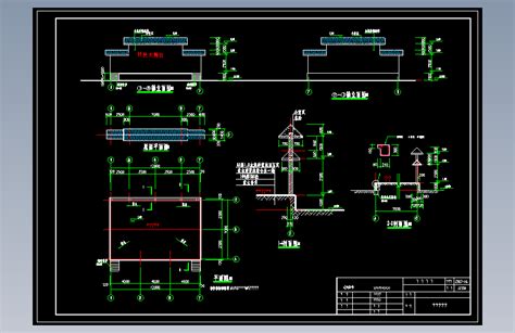 某美丽乡村村民戏剧大舞台设计cad全套结构施工图 Autocad 2007 模型图纸下载 懒石网