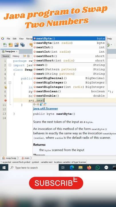 java program to swap two numbers learn coding viral java java