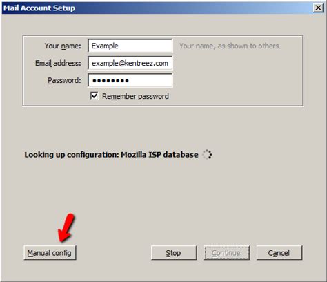 PAT Hosting IMAP Thunderbird P T Knowledgebase