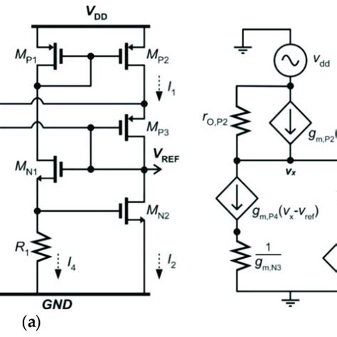 A Proposed Reference Circuit And B Its Small Signal Equivalent Circuit Download