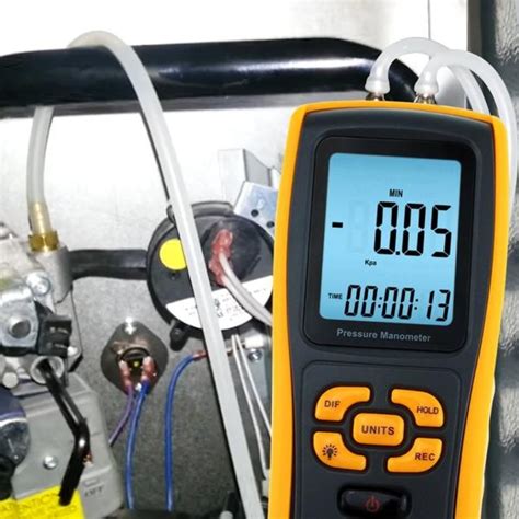 Professional Digital Manometer And Differential Pressure Gauge With Usb