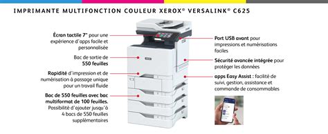 Xerox Versalink C625dn Imprimante Multifonctions Couleur