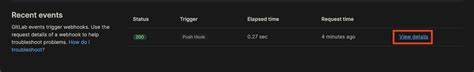 How To View Your Gitlab Webhook Deliveries Circleci Support Center