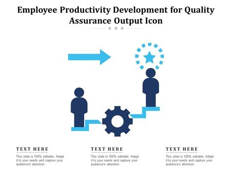 Employee Productivity Development For Quality Assurance Output Icon Presentation Graphics