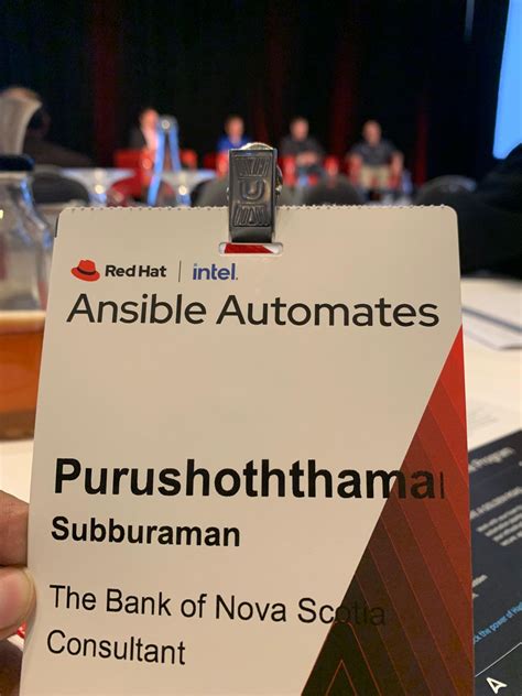 Ansibleautomates Redhat Ansible Purushoththaman Subburaman