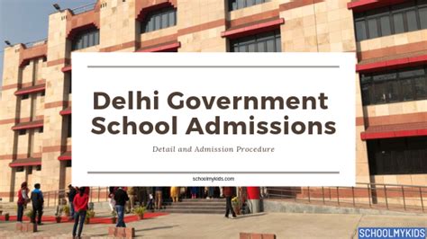 Admission In Delhi Government Sarvodaya Vidyalayas School Delhi