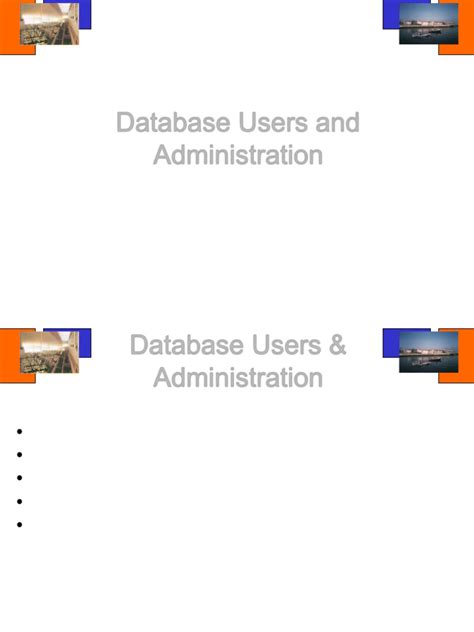 session 6 database users and administration pdf