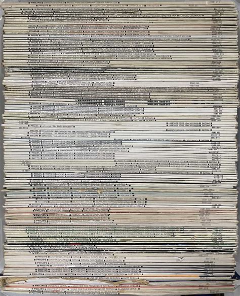 Lot 234 Philips Classical Lp Collection