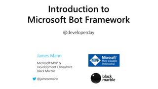 DDD12 - Introduction to Microsoft Bot Framework | PPT