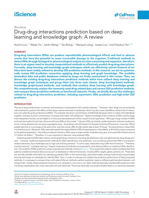 drug drug interactions prediction based on deep learning and knowledge