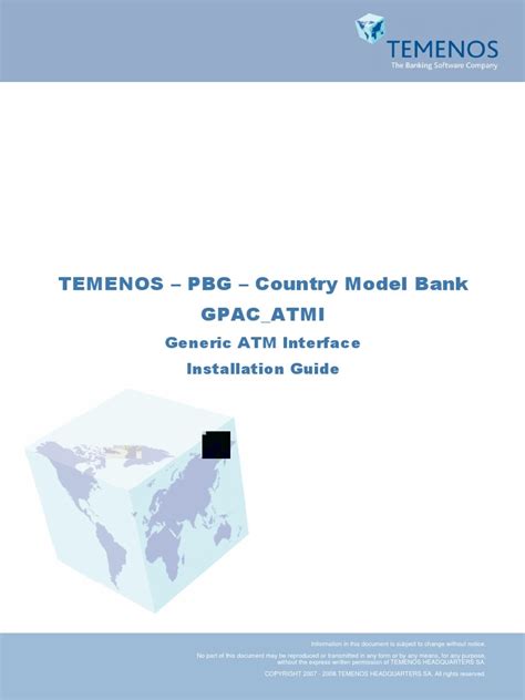 Atm Interface Tafj Installation Guide Pdf File Transfer Protocol