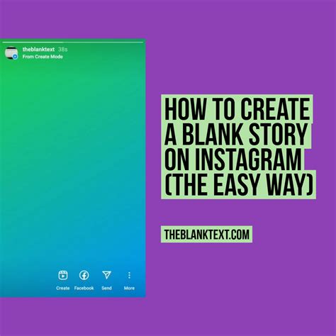 How To Make Blank Story On Instagram The Easy Way
