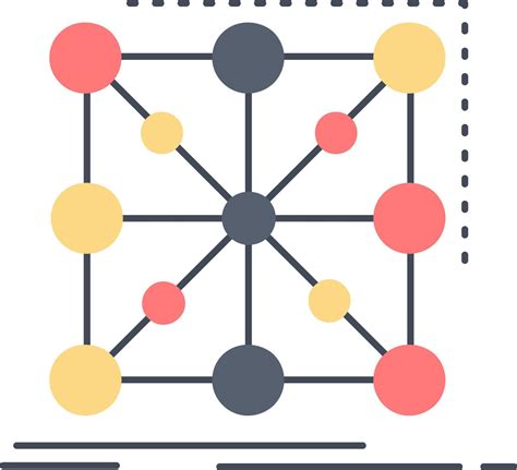 Data Framework App Cluster Complex Flat Color Icon Vector 14958782