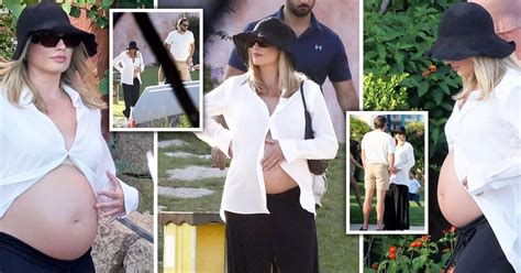 Pregnant Margot Robbie Looks Sensational As She Shows Off Her Bump In On Vacation With Tom