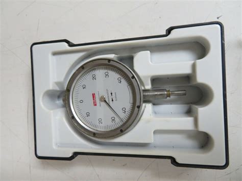 Kafter Mahr Metric Dial Drop Indicator 0 01mm Ad20 Bullseye Calibration