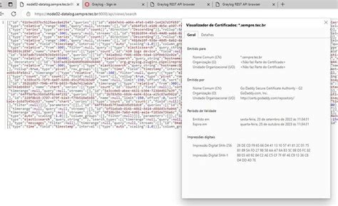 Rest Api With Curl Response Over Graylog Central Peer Support