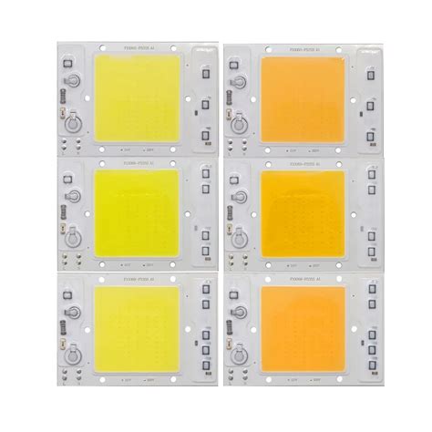 Pcs Lot Led Cob Chip Lamp W W W V V Ip Smart Ic Fit For Diy Led Flood Light Cold