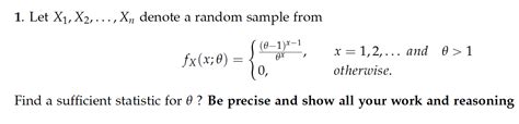solved 1 let x {1} x {2} ldots x {n} denote a