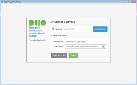 Duo Integration Options For Cisco Anyconnect Vpn With Asa And Ftd Cisco Community