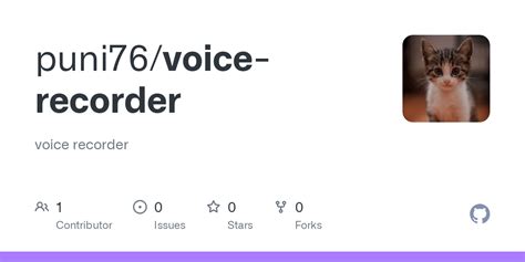 Github Puni Voice Recorder Voice Recorder