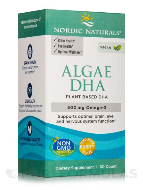 Algae Dha 60 Capsules Beauty Therapy And Massage The Essentials