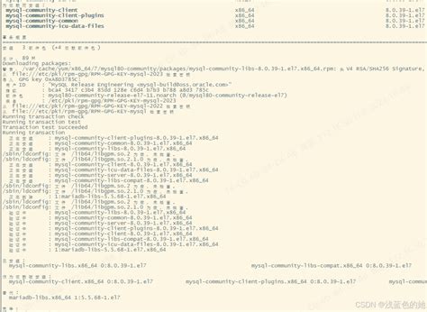 Linux安装mysql Csdn博客