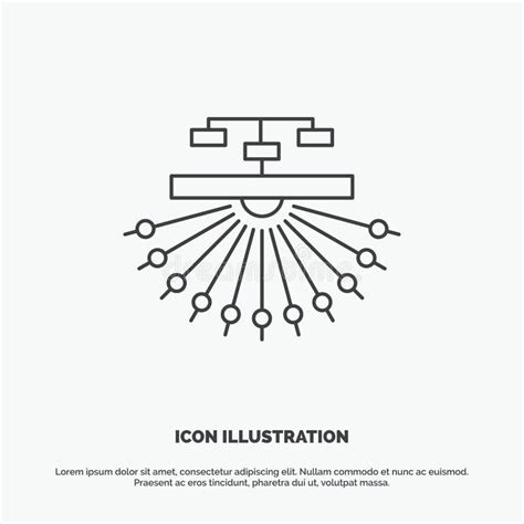 optimization site site structure web icon line vector gray symbol for ui and ux website or