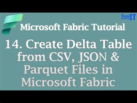 Welcome To TechBrothersIT: Create Delta Table from CSV, JSON & Parquet ...
