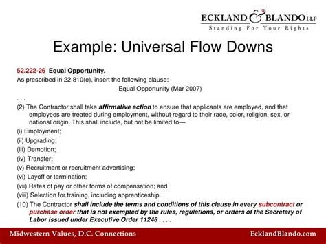 Z Subcontracting And Flow Down Clauses Whats In Your Contract