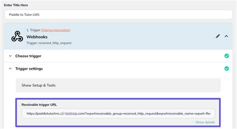 How To Connect Paddle To Tutor Lms Wp Webhooks Automator