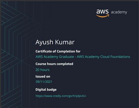 ayush kumar on linkedin aws awsacademy cloudfoundations