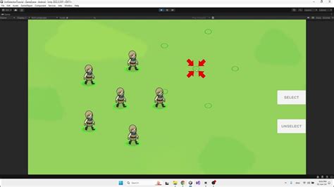 Unity Rts Unit Selection Movement And Formations Youtube