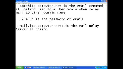 Linux Redhat Postfix Smtp Send Mail With Authentication Youtube
