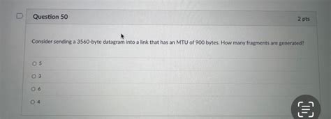 Solved Consider Sending A 3560 Byte Datagram Into A Link